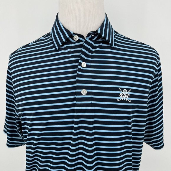 FootJoy | Shirts | Footjoy Fj Mens Striped Golf Polo Shirt M Medium ...